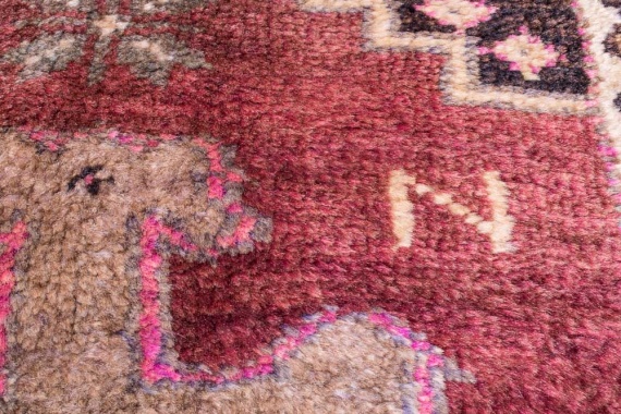 Turkish Vintage Kars Rug 82x121cm - An Original Village Made Small Carpet