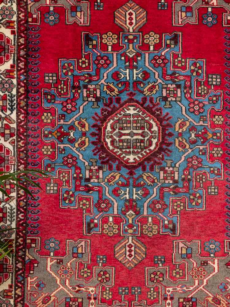 Persian Hamadan Rug 136x217cm Handknotted In Wool
